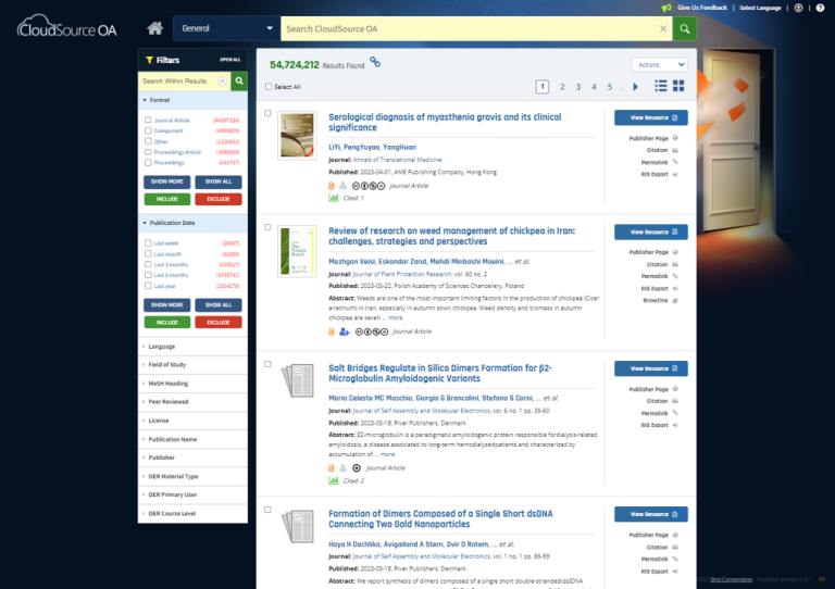 CloudSourceOA: OA & OER Aggregation – CloudSource